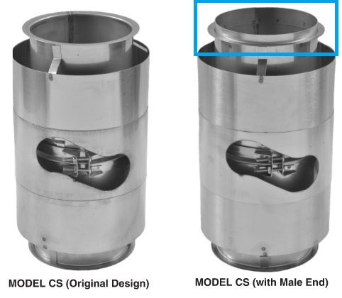 Van-Packer Model CS 36" Long Straight Section – Venting WAREHOUSE